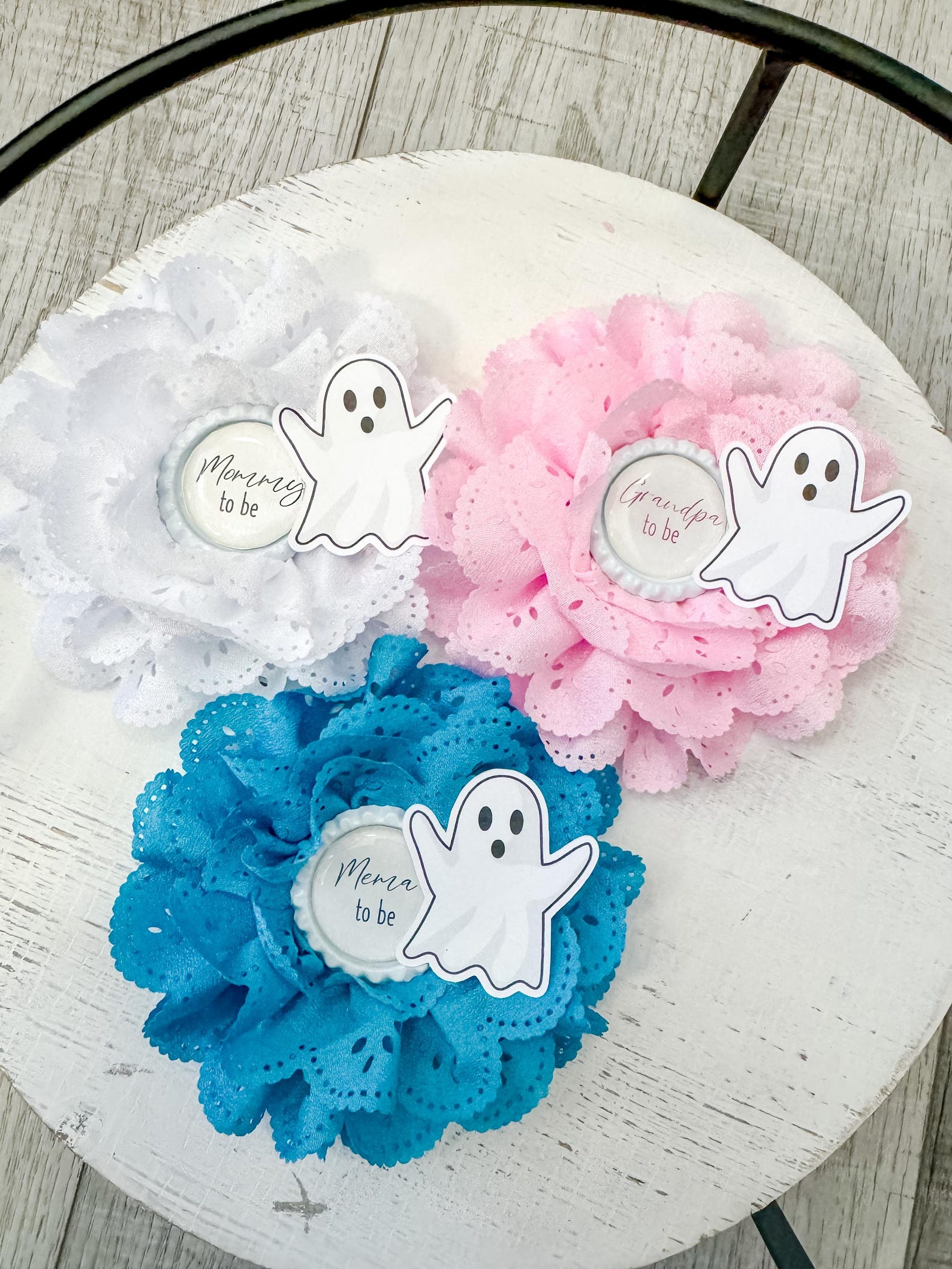 A BOO is Due Baby Shower Pins, Ghost Baby Shower Family Pins, BOO ...