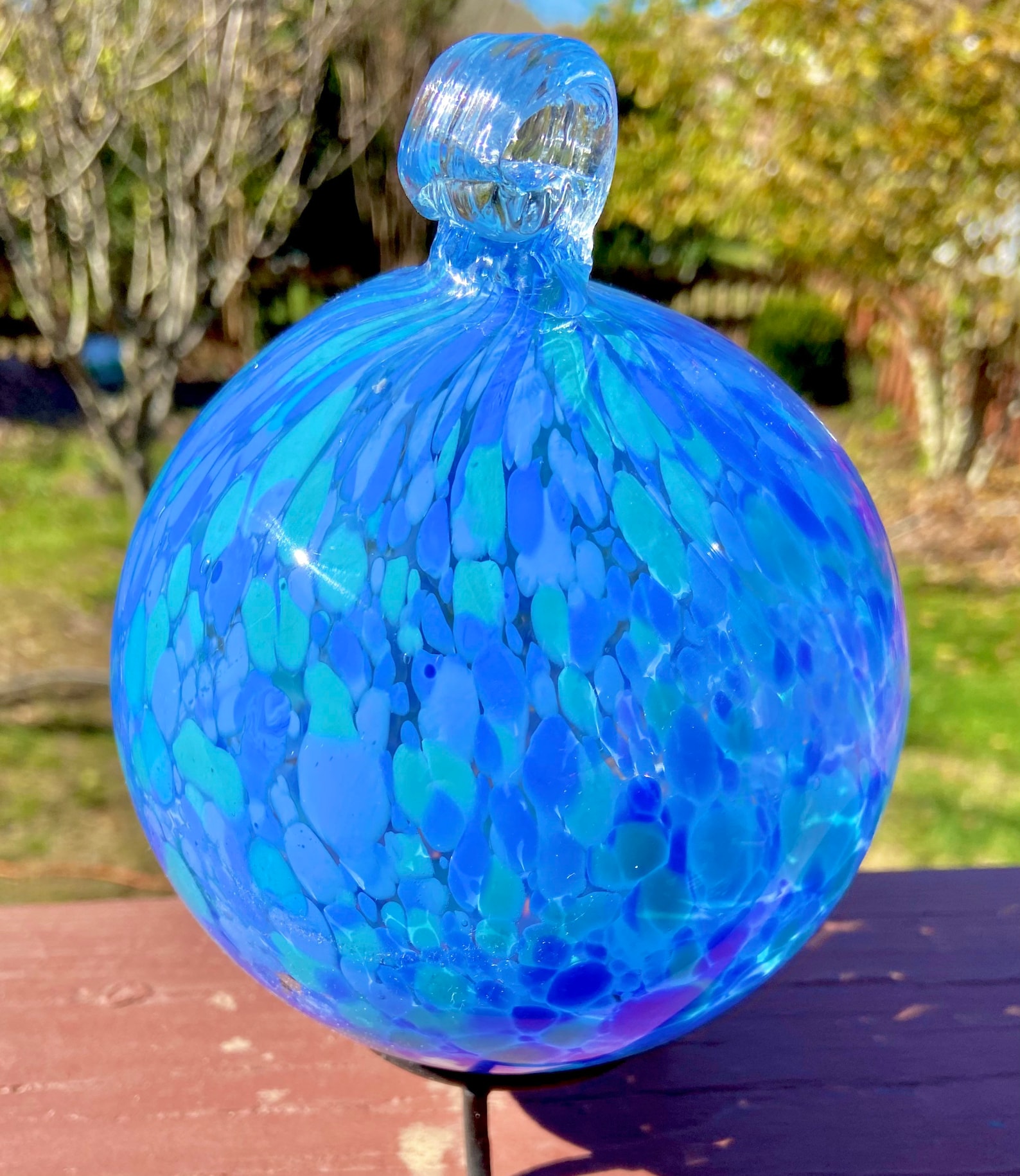 XL 5 Art Glass Sphere Orb Friendship Ball Gazing Ball Bowl - Etsy