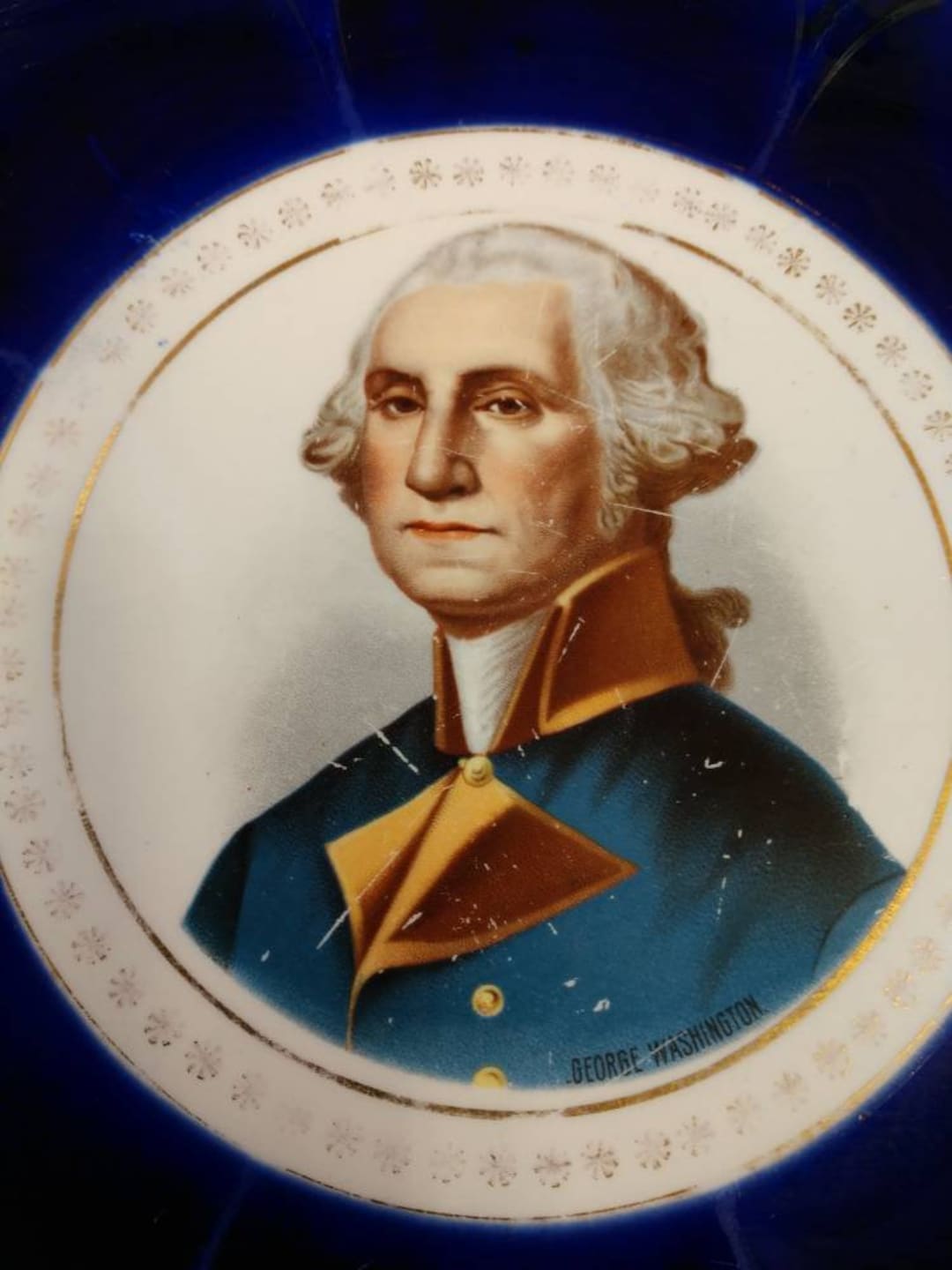 George Washington Empire China Plate - Etsy