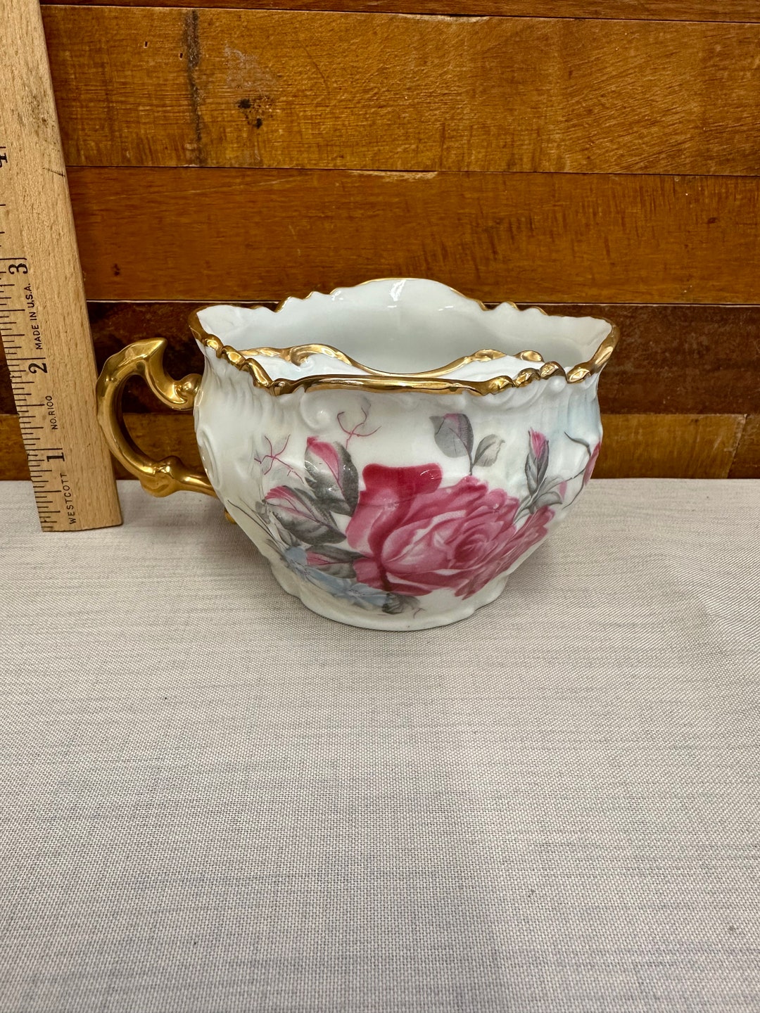 Antique Moustache Cup - Etsy