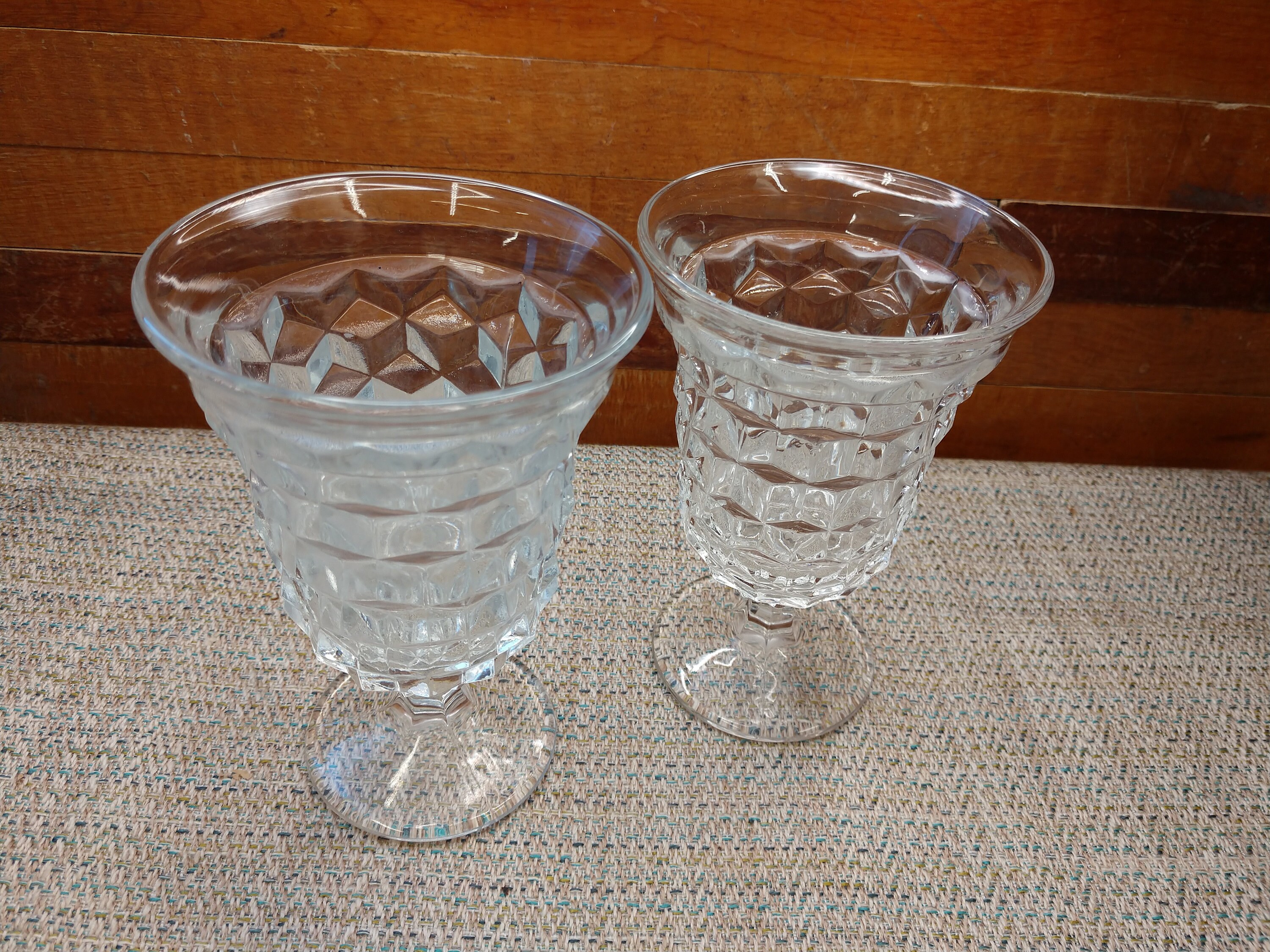 Fostoria Footed Glassware - Etsy