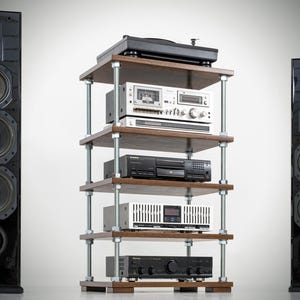 Adjustable Hifi Audio Rack - Heavy Duty Audio Rack | Custom Hifi ...