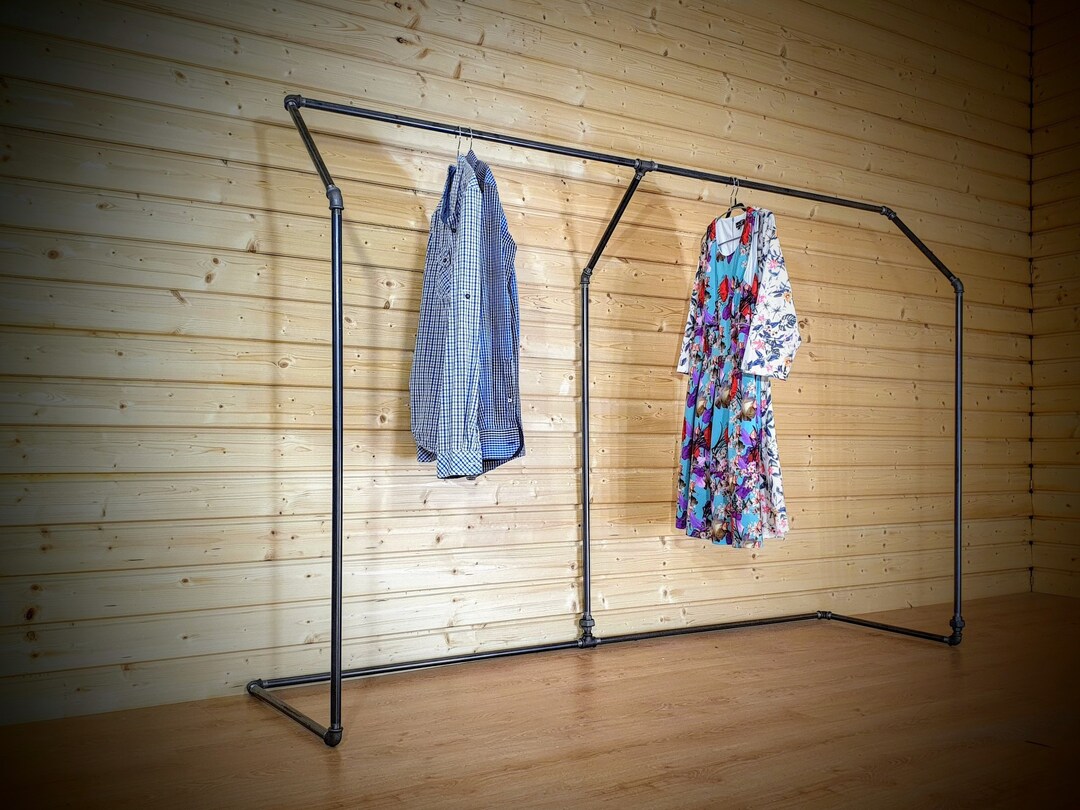 Free Standing Clothes Rack Collapsible Clothing Rack / Retail Display ...