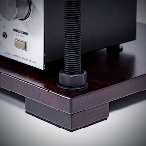 Audio Rack With Adjustable Shelf Height / Record Player Stand ...