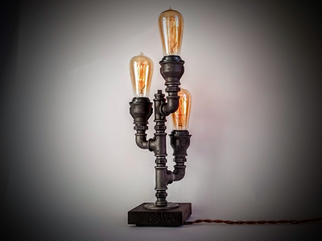 Table Lamps, Edison Lamp, Desk Lamp, Edison Lights, Steampunk Lamp ...