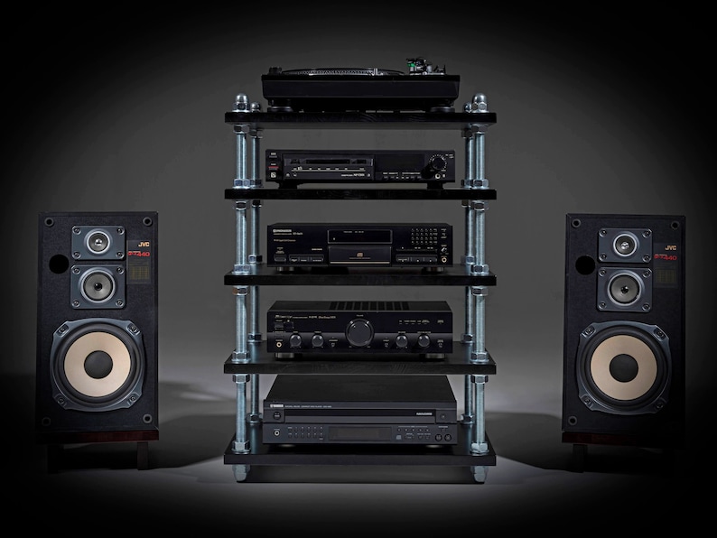 Record Player Stand / Turntable Stand / Audio Rack With Adjustable ...