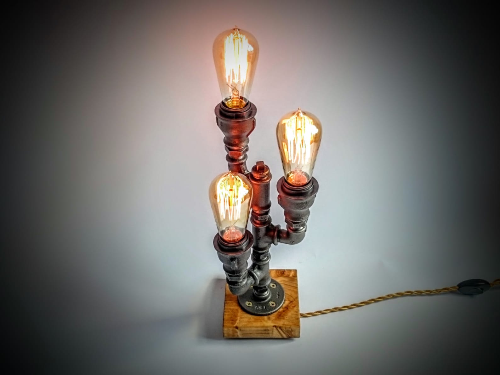 Table Lamp Edison Table Lamp Edison Lamp Steampunk Lamp - Etsy