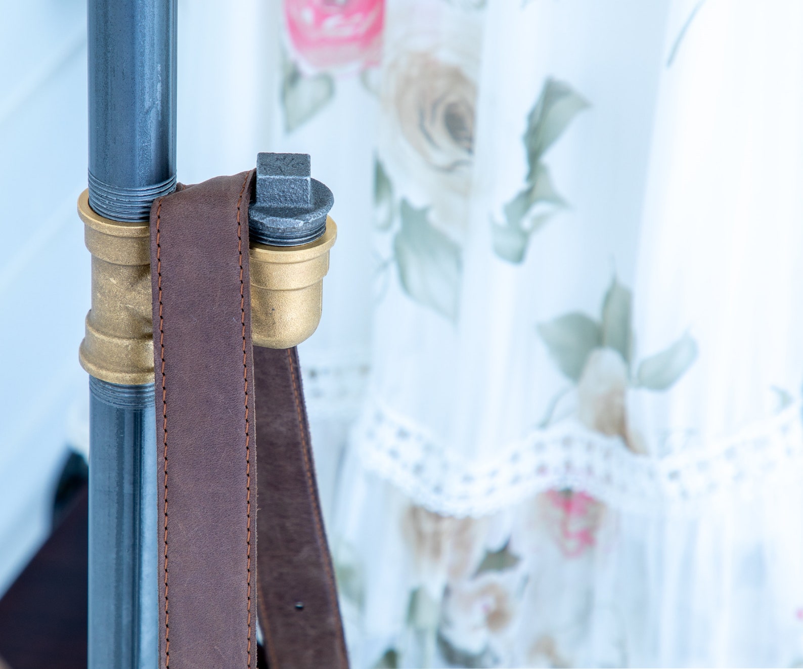 Wall Mounted Open Wardrobe Closet With Shelves / Industrial Clothing ...