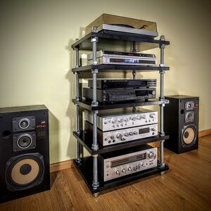 Audiophile Audio Rack / Record Player Stand / Turntable Stand ...