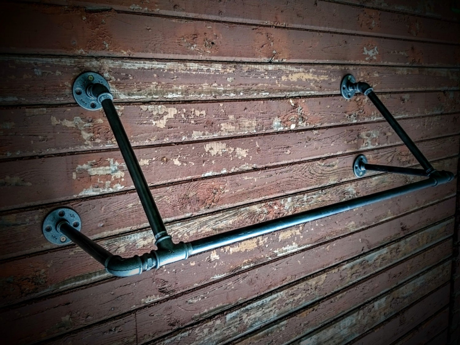 Heavy Duty Wall Mounted Clothes Rack Wall Mounted Clothes | Etsy