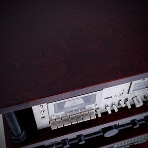 Audio Rack With Adjustable Shelf Height / Record Player Stand ...