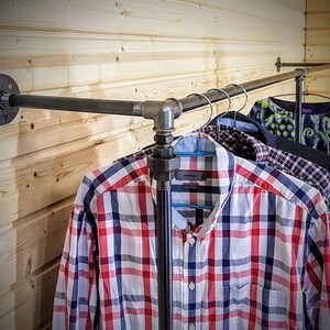 Industrial Pipe Clothing Rack, Industrial Clothes Rail , Metal Clothes ...