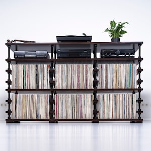 Vinyl Storage Furniture, LP Storage Shelf, Custom Vinyl Record Cabinet ...