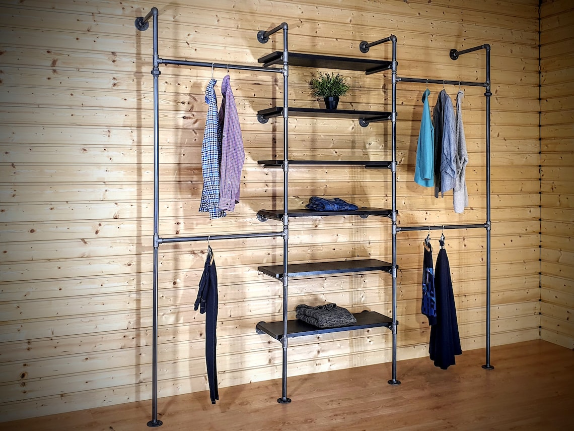Open Wardrobe / Custom Closet System / Closet Storage System / - Etsy
