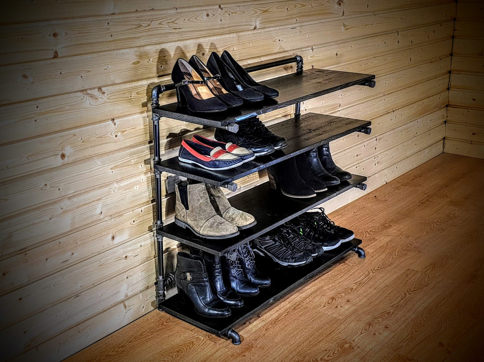 Multiple Tier Shoe Rack - Storage Solution for Your Entryway or Walk in ...