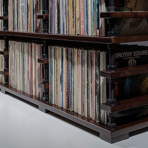 Vinyl Storage Furniture, LP Storage Shelf, Custom Vinyl Record Cabinet ...