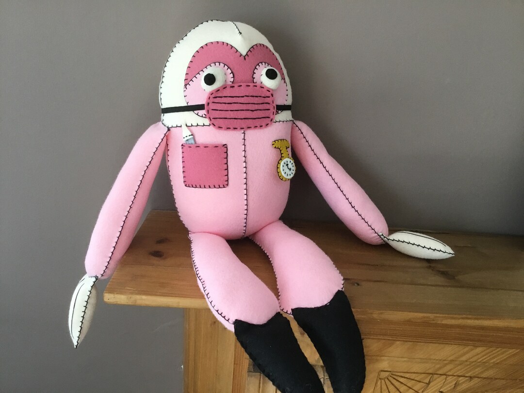 Medical Sloth Hand Stitched in Felt - Etsy