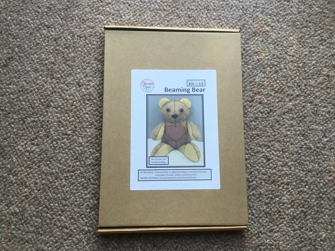 The Beaming Bear Felt Kit - Etsy