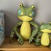 The Mini Freckled Frog Felt Kit, Hand Stitch Kit, Felt Animals, Frog ...