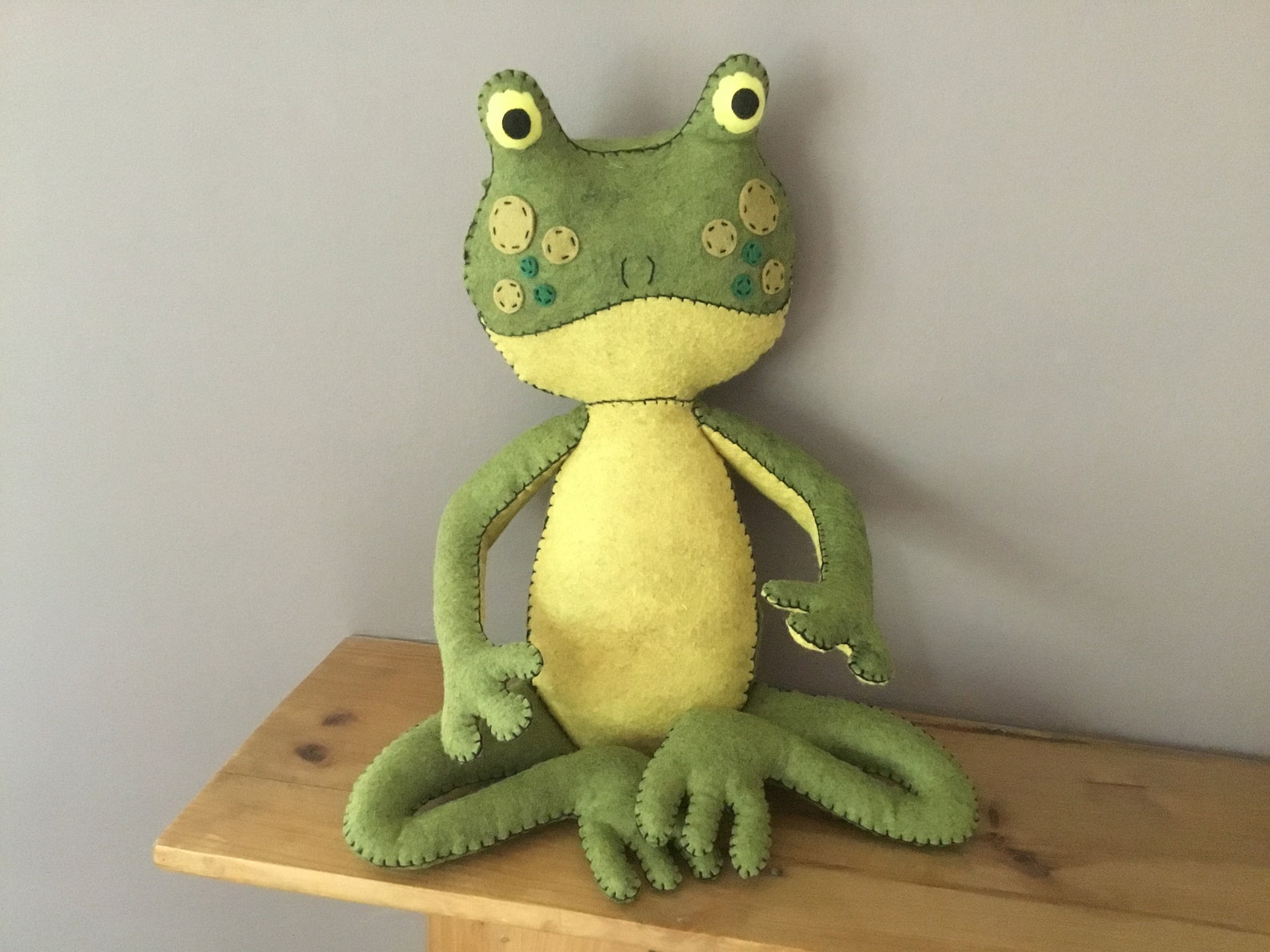 The Freckled Frog Hand Stitched in Felt - Etsy