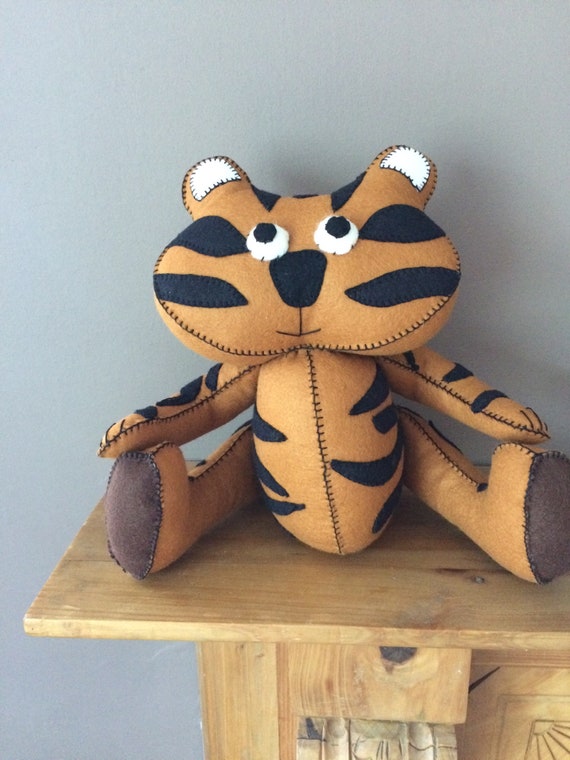 Timid Tiger Downloadable Pdf Pattern | Etsy