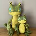 The Mini Freckled Frog Felt Kit, Hand Stitch Kit, Felt Animals, Frog ...