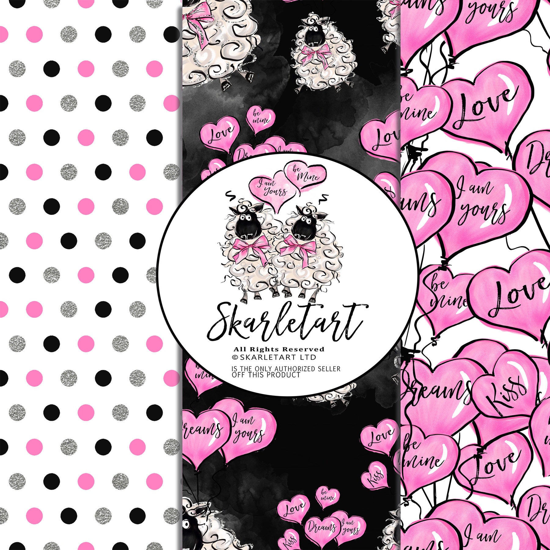 Valentine Paper Pack Cute Paper Nursery Room Decor Planner | Etsy