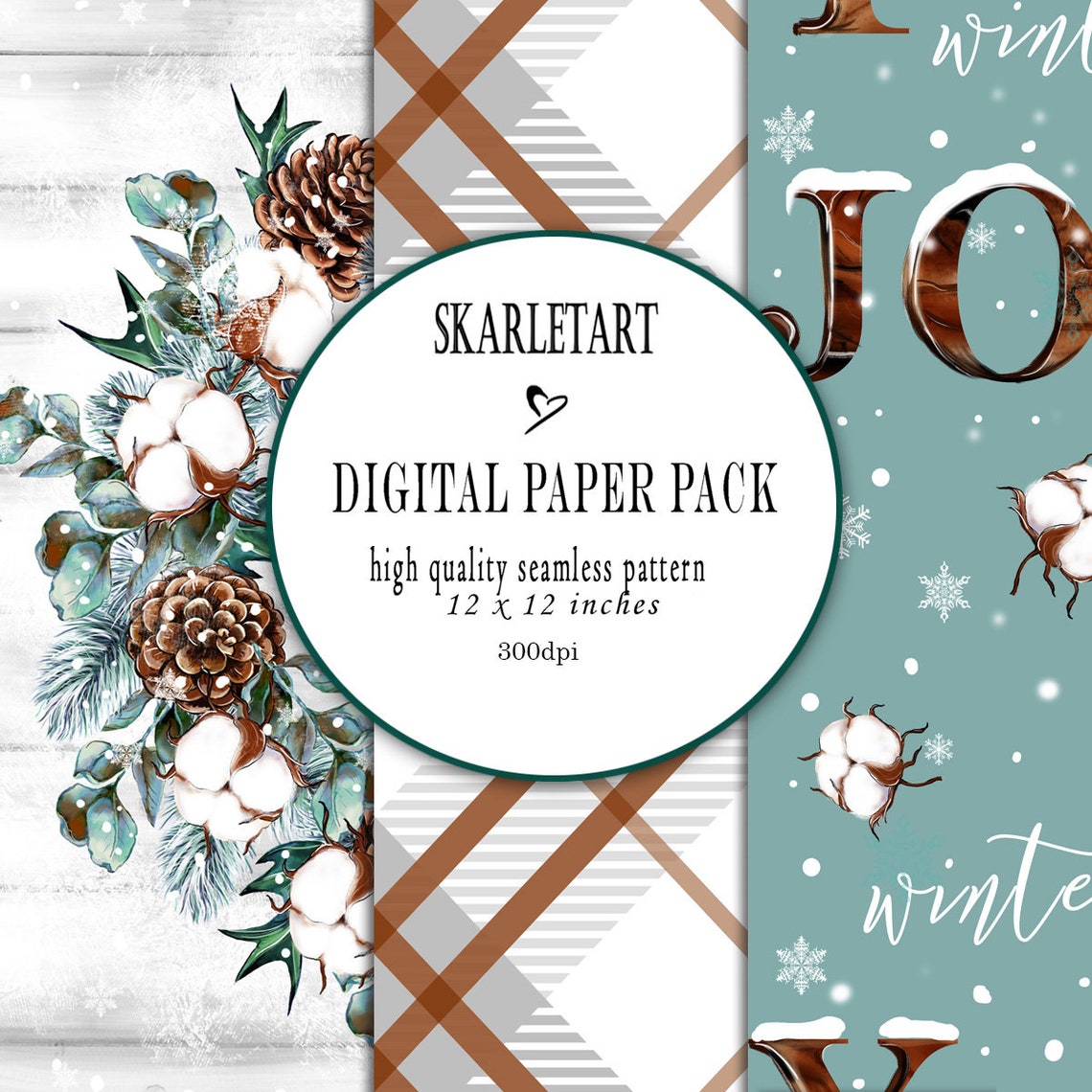 Cosy Winter Christmas Digital Paper Planner Stationery - Etsy Canada