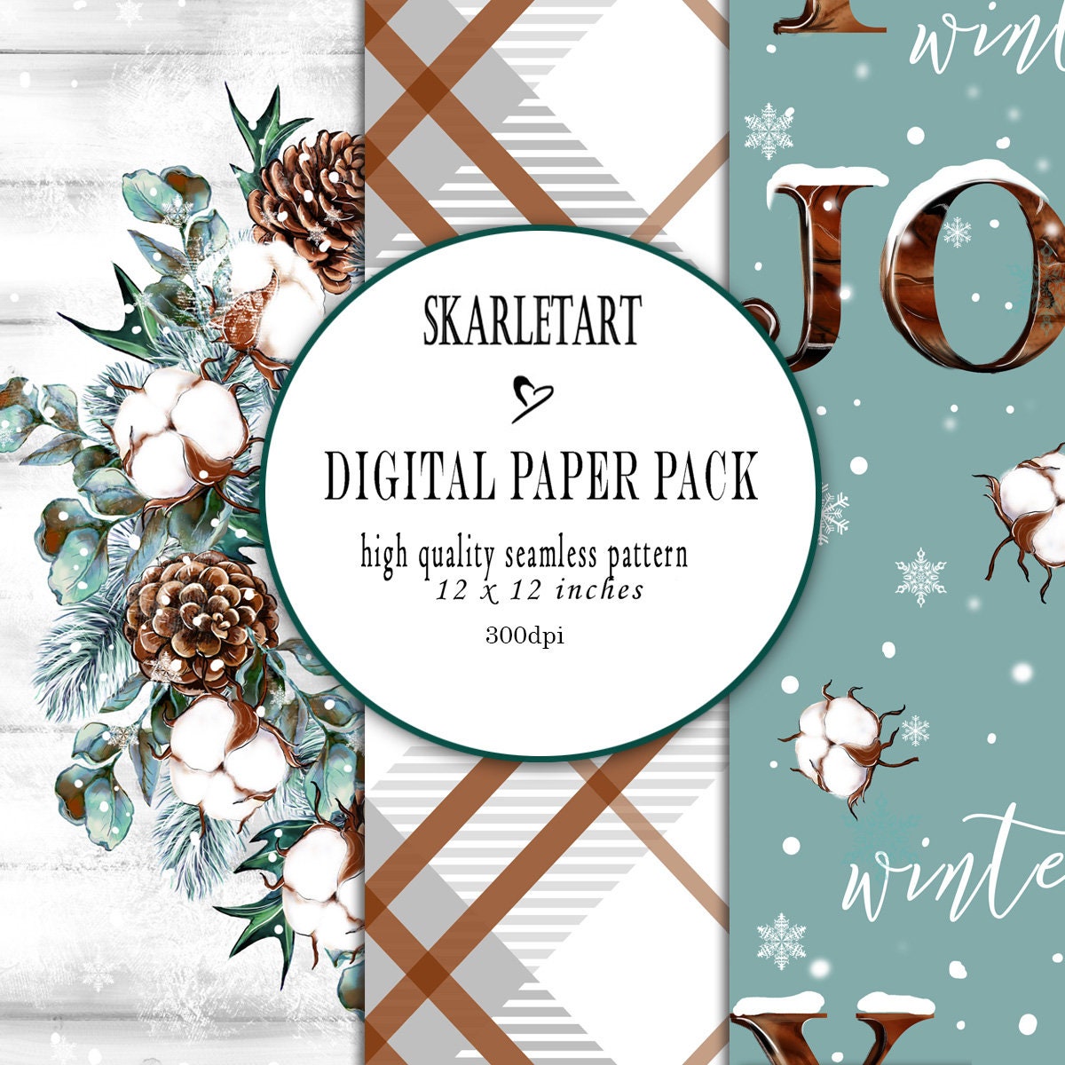Cosy Winter Christmas Digital Paper Planner Stationery - Etsy Canada