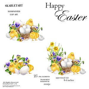 Easter Clipart Spring Clipart Easter Chicken, Happy Easter Invitation ...