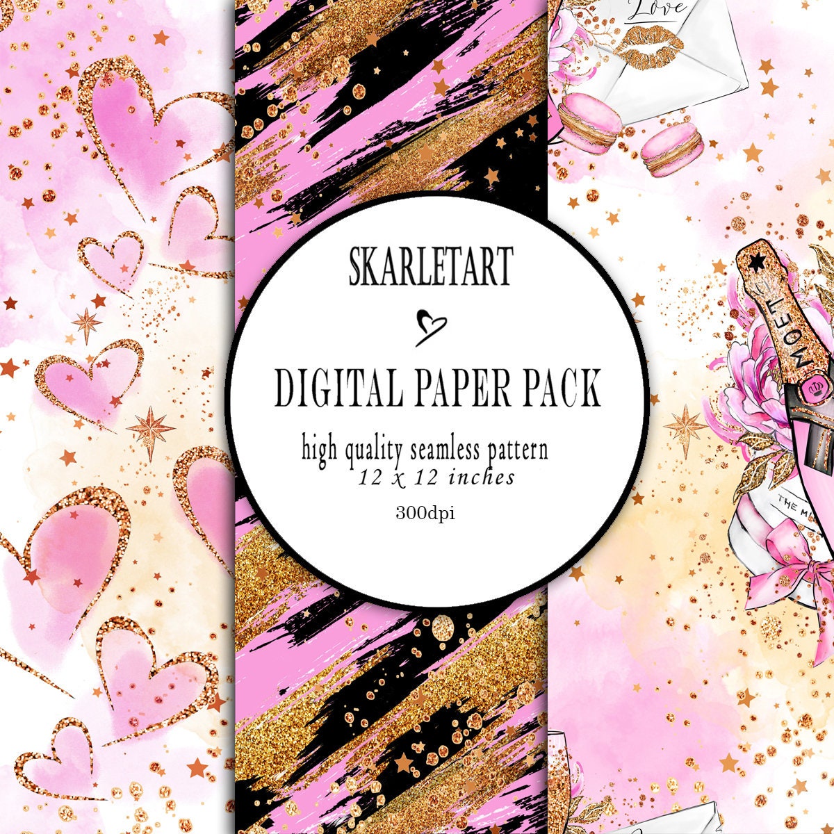 Valentine Paper Pack Cute Paper Nursery Room Decor Planner - Etsy