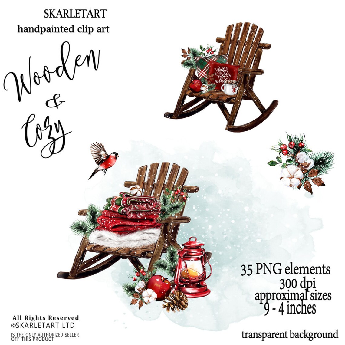 Winter Clipart Christmas Clipart Winter Fashion Illustration - Etsy