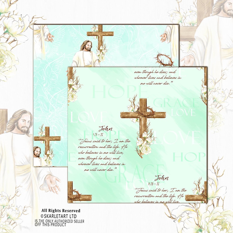 Easter Paper Pack, Jesus Paper, Resurrection,printable Easter ...