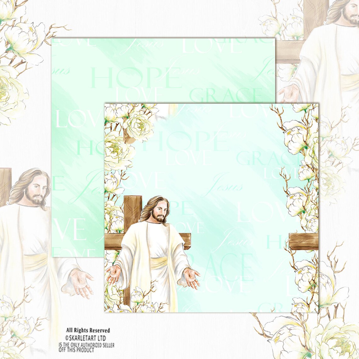 Easter Paper Pack, Jesus Paper, Resurrection,printable Easter ...
