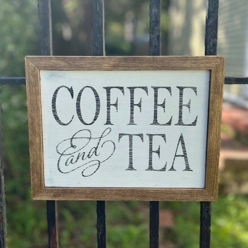 Coffee and Tea Signs - Etsy