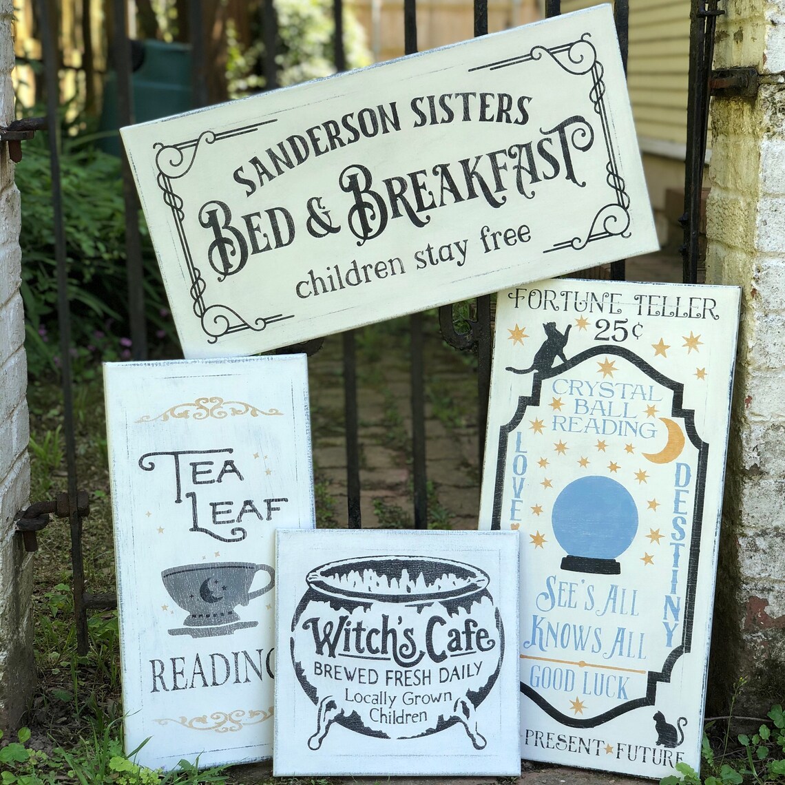 Witchs Cafe Cauldron Sign / Hand Painted Sign 12 X | Etsy