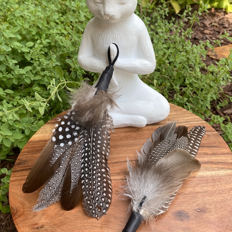 Cat Bird Feather Toy - Etsy