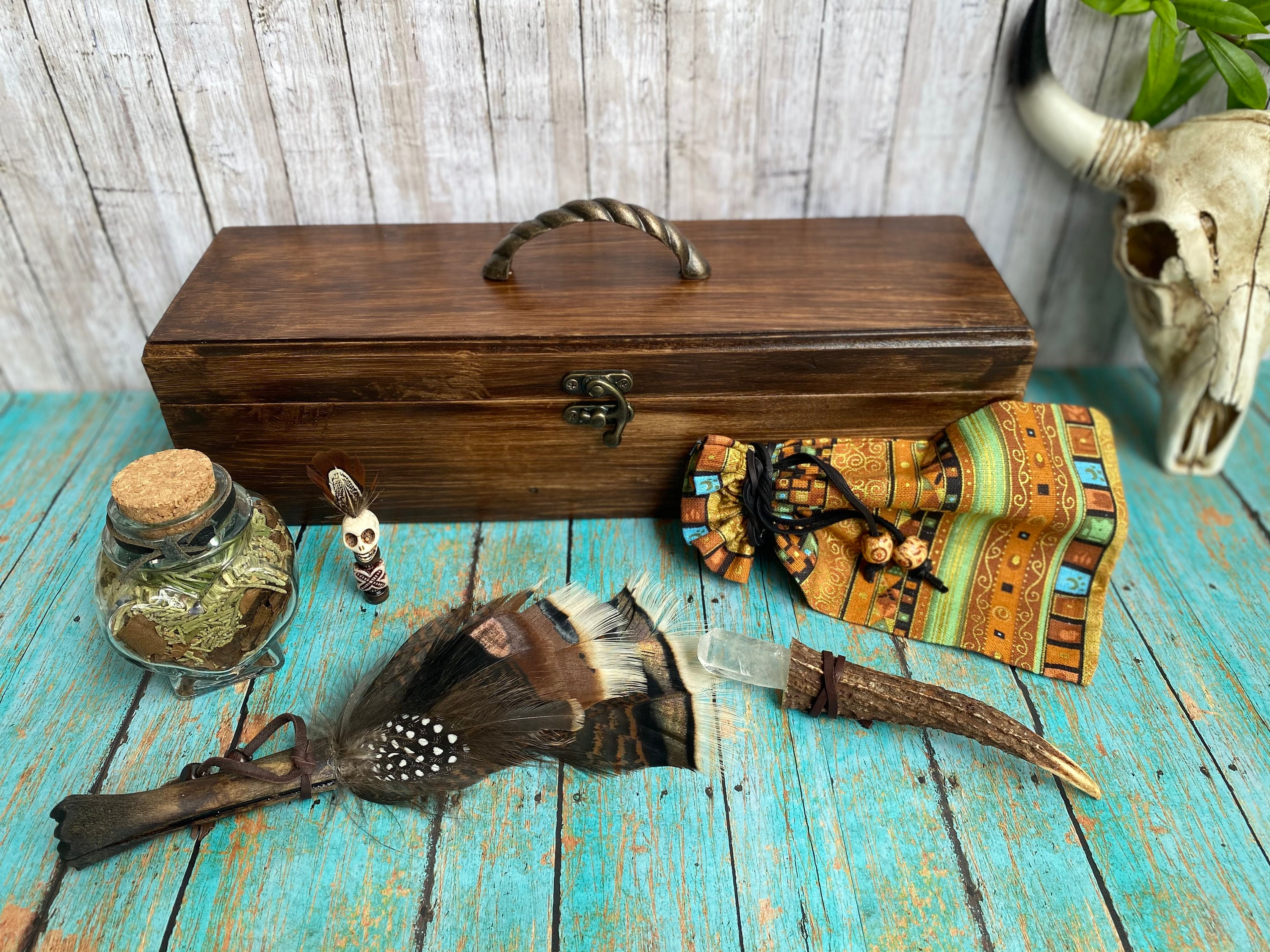 Shamanic Healer Wooden Box Set