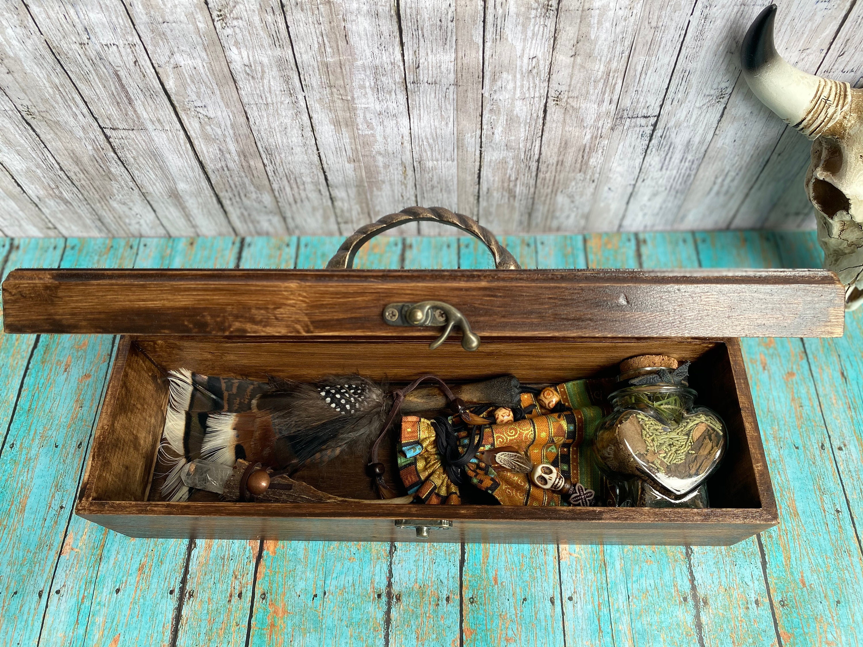 Shamanic Healer Wooden Box Set