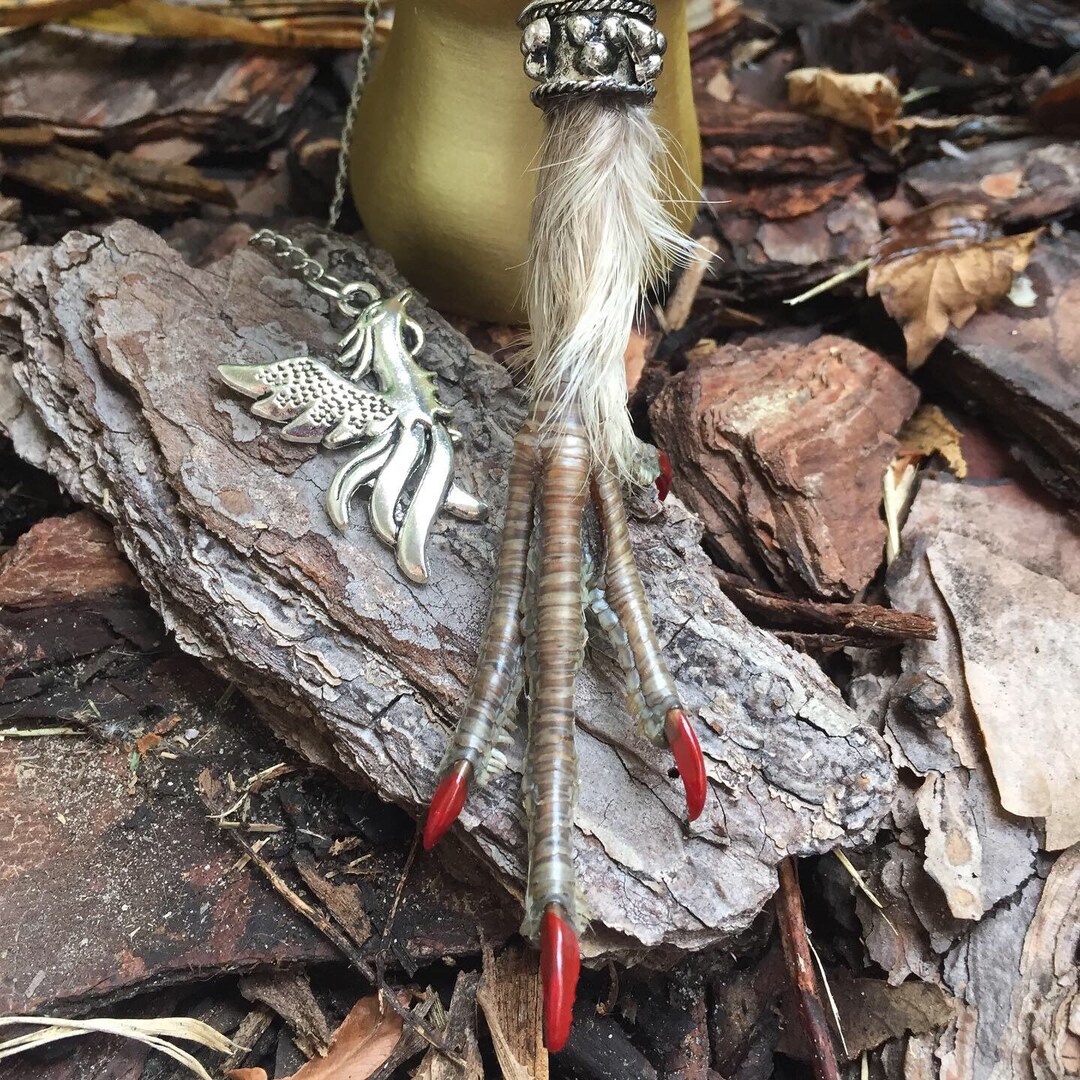 Lady Grouse Claw/foot Pendulum With Storage Pouch - Etsy