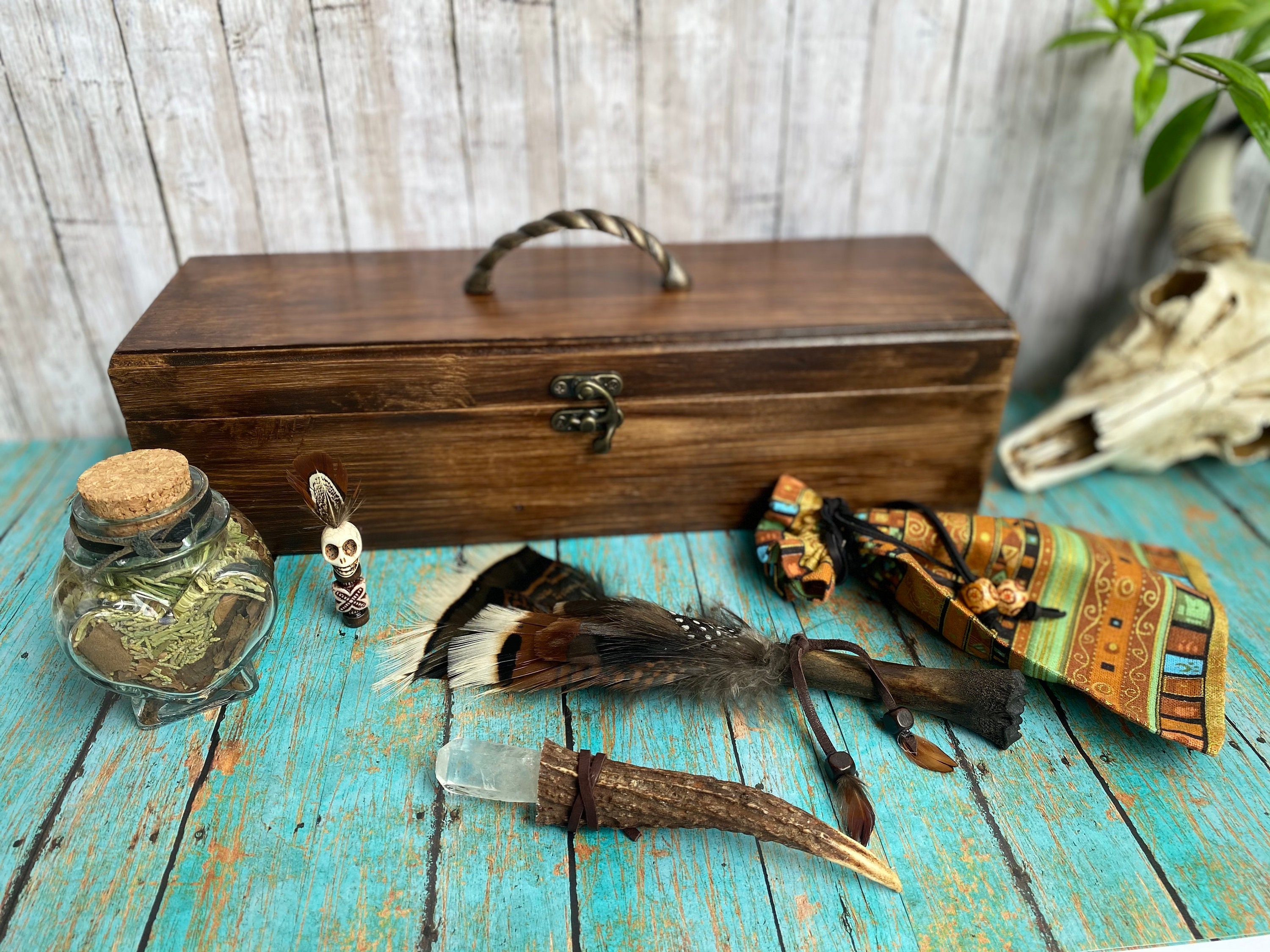 Shamanic Healer Wooden Box Set