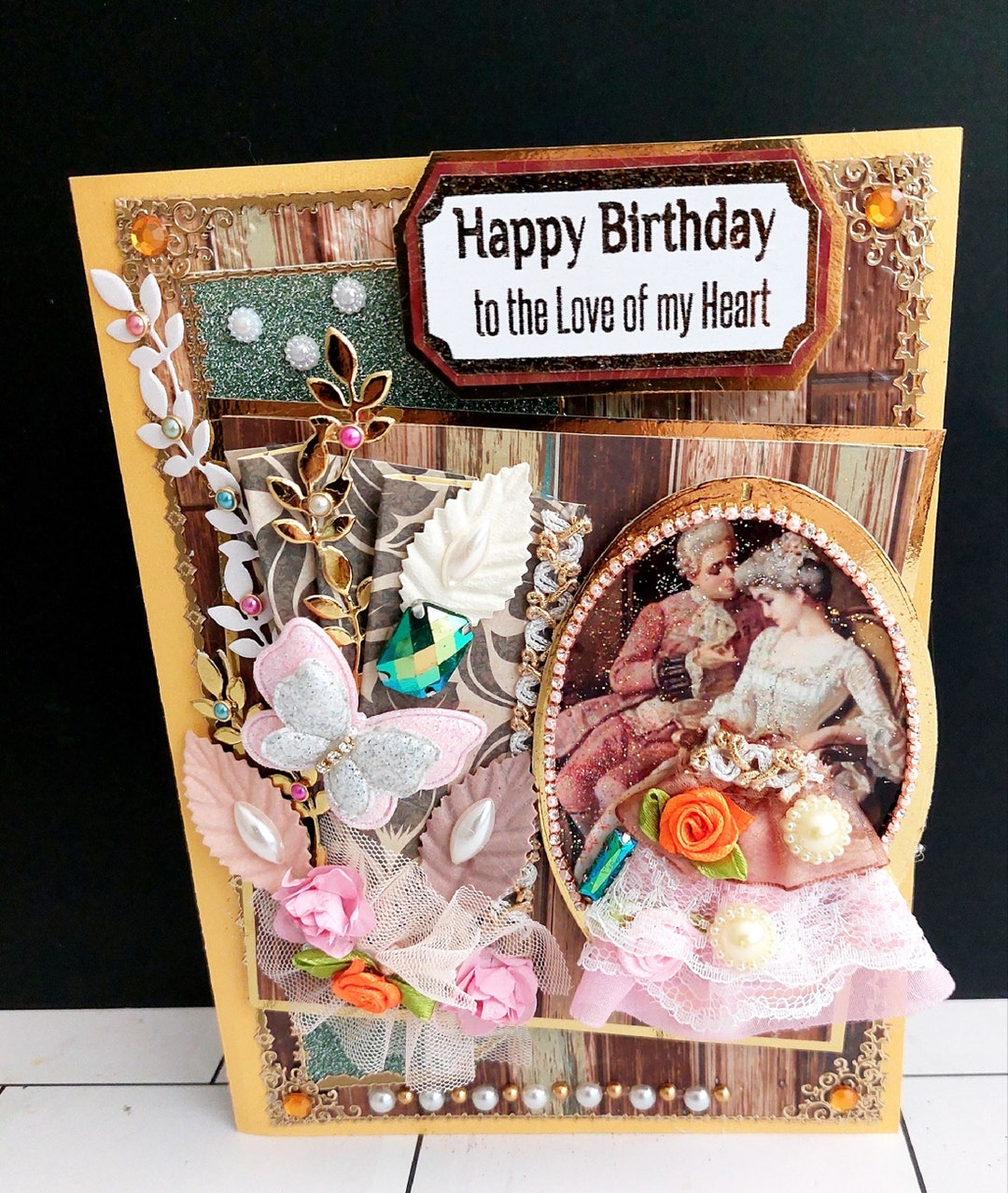 Unique, Renaissance Birthday Card. Personalized Anniversary Card for ...