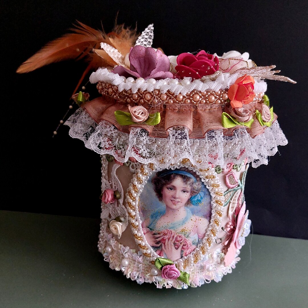 Romanric, Vintage Style Jewelry Box. Personalized Retro Gift Box for ...