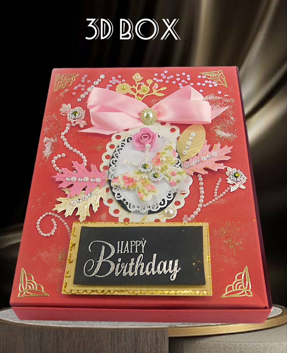 Personalised Paris style Birthday card. Beautiful Card for | Etsy