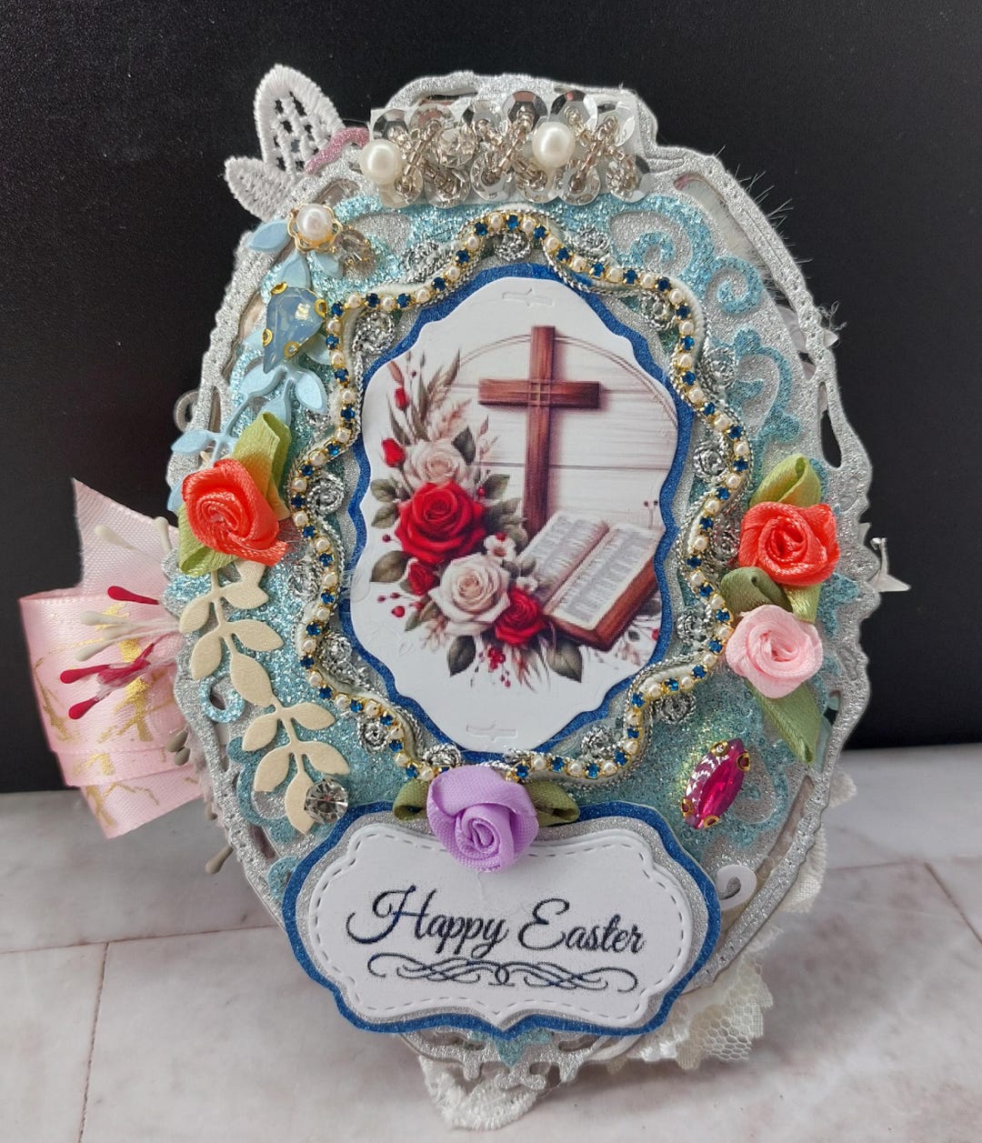 Personalized, Religious Oval Card : Easter, Passover, Hanukkah ...