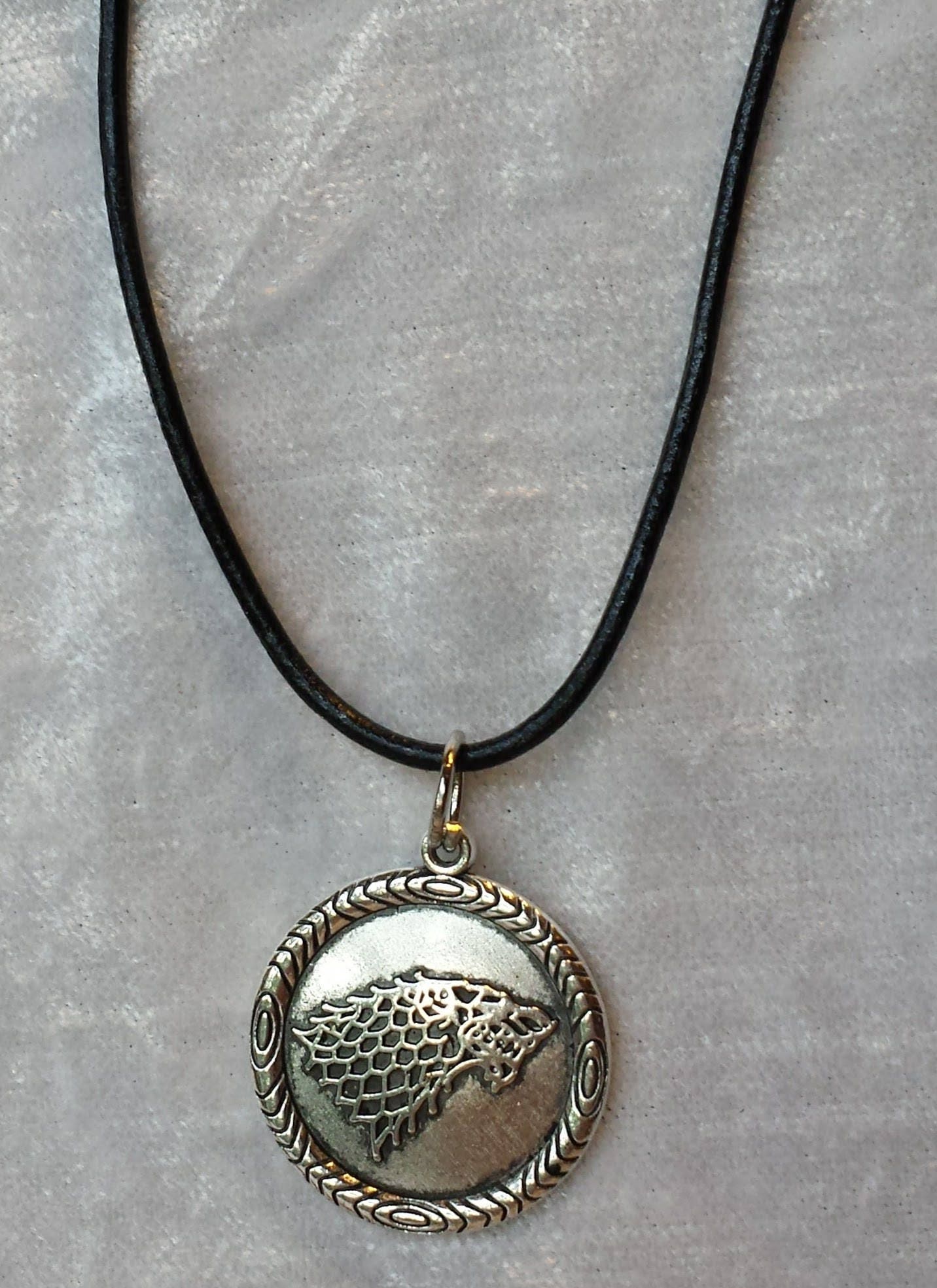 Game of Thrones-house Stark Wolf Pendant-summer is Coming - Etsy