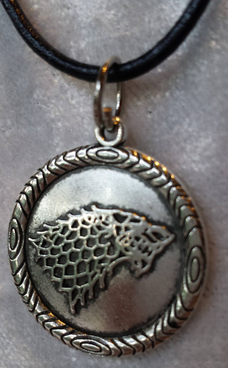 Game of Thrones-house Stark Wolf Pendant-summer is Coming - Etsy