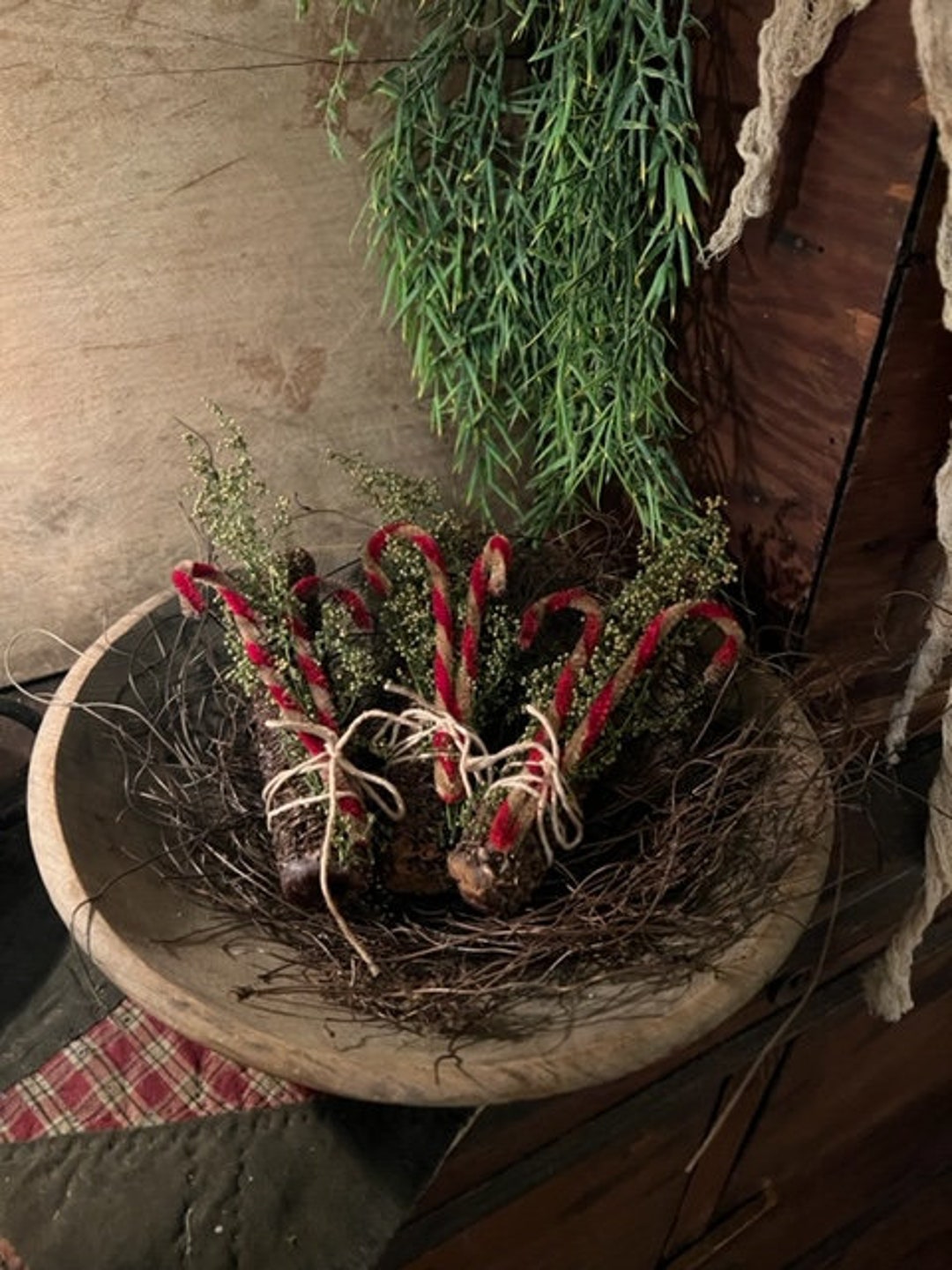 Primitive Christmas Bowl Fillers Wax Dipped GRUBBY Corn Cobs Candy ...