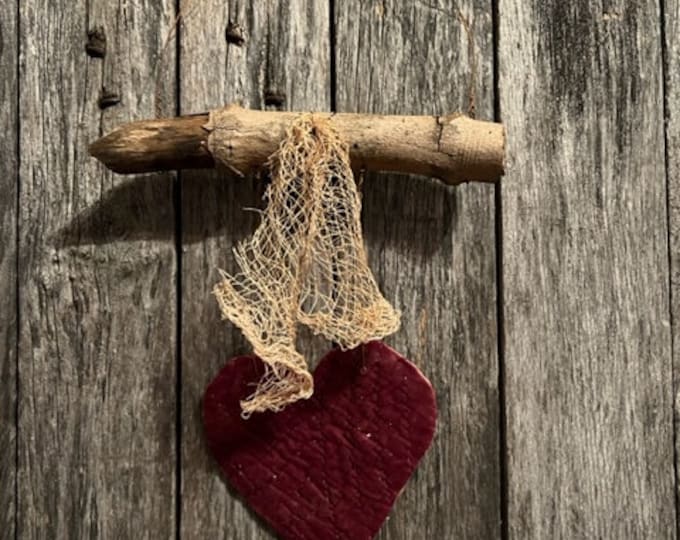 PRIM HEART ANGEL - Etsy