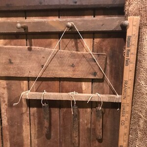 Primitive Candle Drying Rack Make Do Old Wood Grubby Candles Drying ...